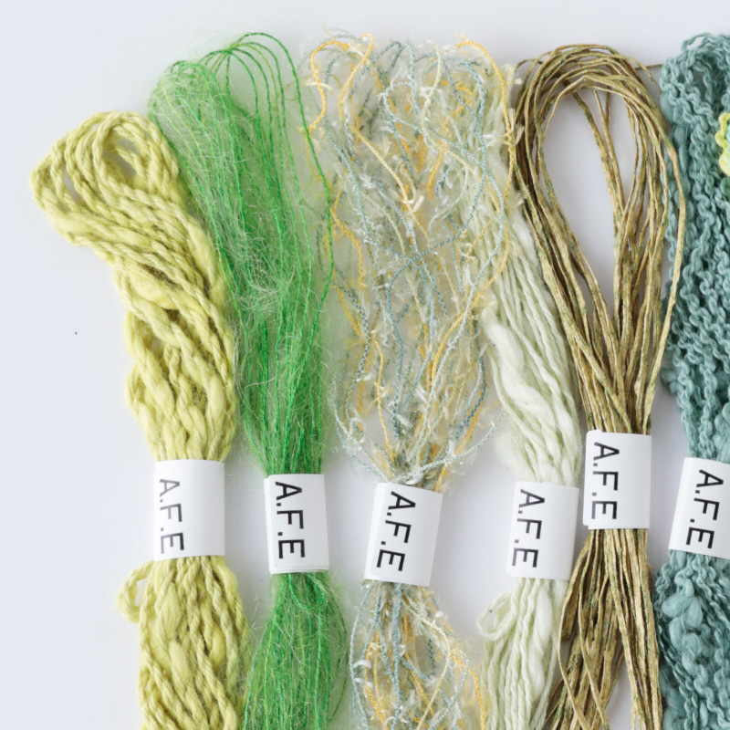 お楽しみ！ 変わり糸10種セット グリーン: 材料・用具 | 手づくりタウン 日本ヴォーグ社