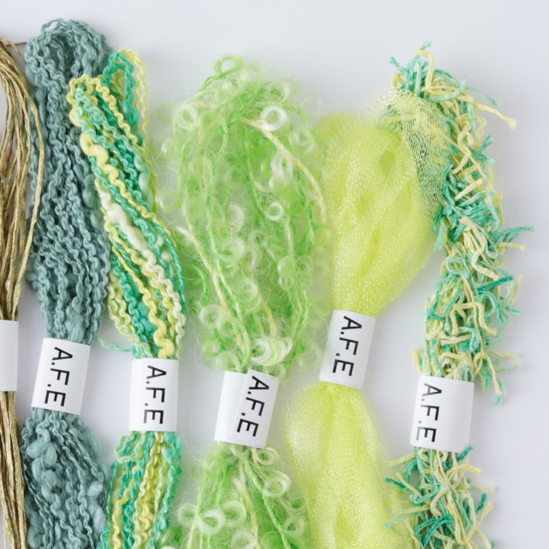 お楽しみ！ 変わり糸10種セット グリーン: 材料・用具 | 手づくりタウン 日本ヴォーグ社